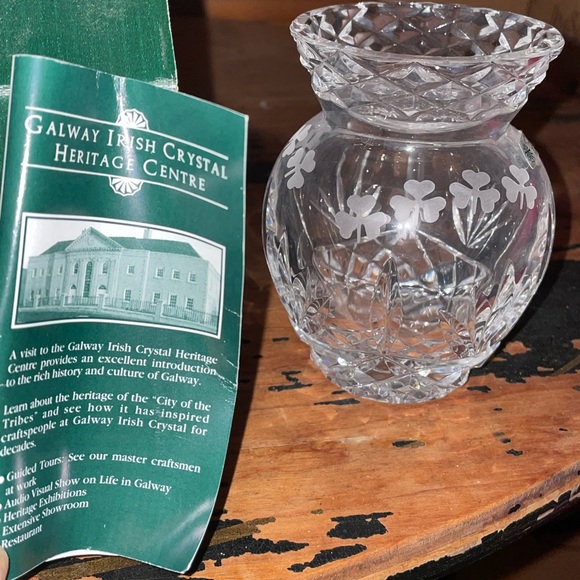 galway crystal | Accents | Galway Irish Crystal Small Vase | Poshmark